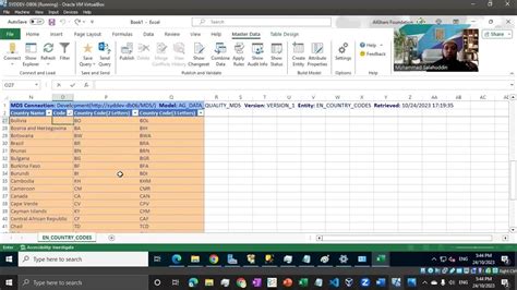 How To Bulk Load Data Into Master Data Servicemds Entities Using Excel Interface Sql Server