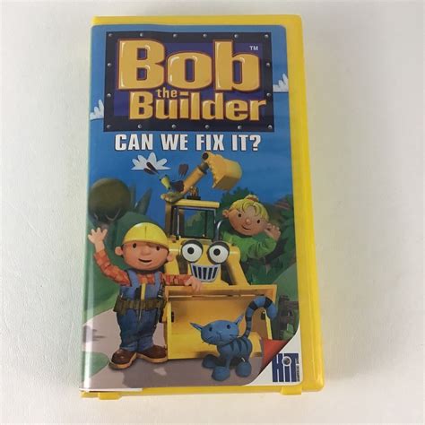 Bob The Builder Can We Fix It Vhs Tape Mini Adventures Cartoon Etsy