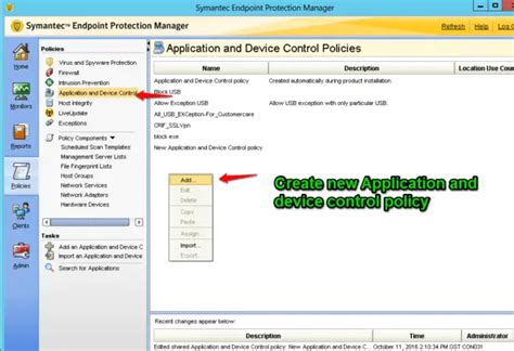 block executables exe with symantec endpoint protection