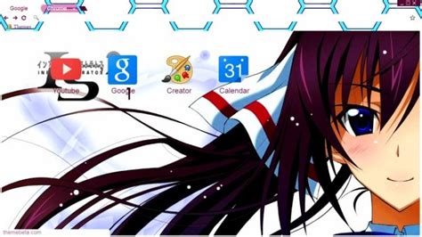 Is Infinite Stratos 篠ノ之 箒 Shinonono Hōki Chrome Theme Themebeta