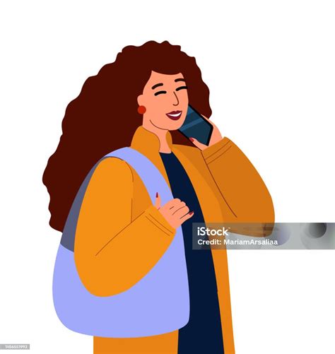여자가 귀로 휴대폰을 들고 이야기한다 사랑 전화 개념입니다 젊은 현대 소녀는 채팅 연인과 이야기 스마트 폰 핸드폰에 발렌타인