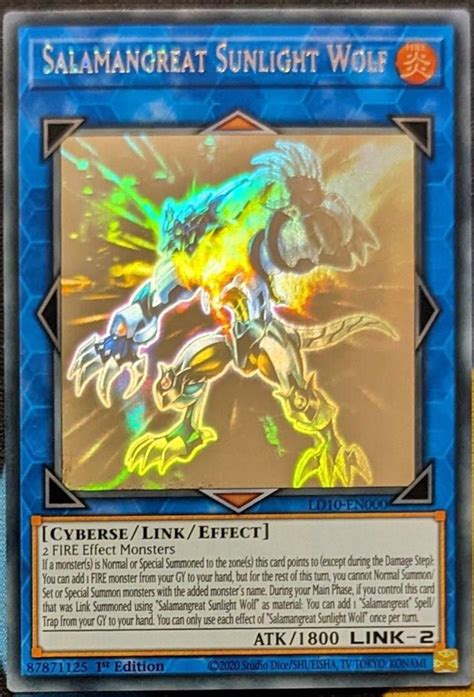 Salamangreat Sunlight Wolf LD10 EN000 Prices YuGiOh Legendary