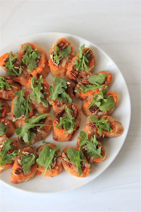 Sweet Potato Bruschetta Plant Based The Happy And Wholesome Mommy