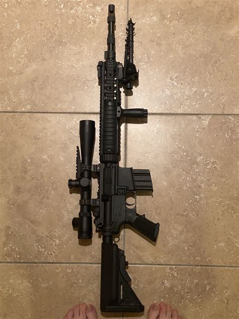Just Finished Up My Semi Clone Correct Mk12mod1 Not The Correct Scope Rings Or Technically The