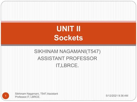 sockets ppt