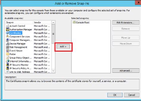 Using Mmc To Check Certificates Thumbprints For Solarwinds Applications