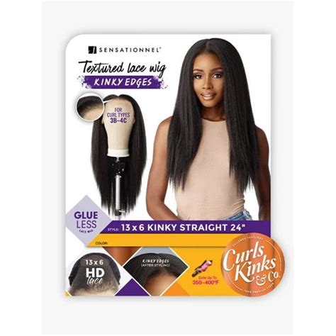 Sensationnel Kinky Edges Kinks And Co 13x6 Hd Lace Front Wig 13x6 Kinky