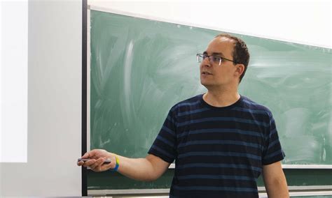 Daniel Kráľ Gave A Talk On Common Graphs With Large Chromatic Numbers At The Discrete Math