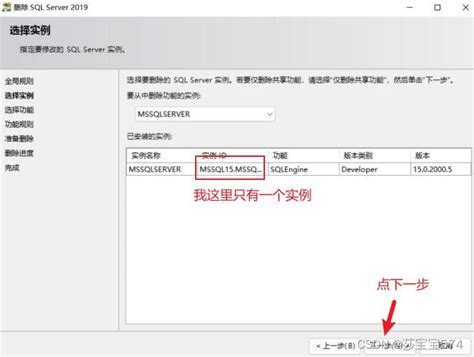 完全卸载sql Server2019的完整步骤标题 删除 Sql Server 2019