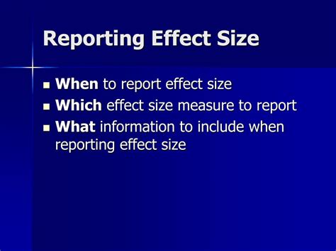 PPT Review Of Measurement Effect Size Reporting In Quantitative Education Dissertations