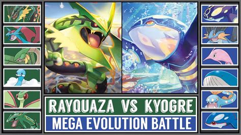 Mega Rayquaza Vs Primal Kyogre Ultimate Hoenn Legendary Pokémon