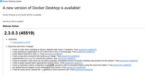 Docker Desktop Update Dialog Scrambled Code · Issue 7268 · Dockerfor