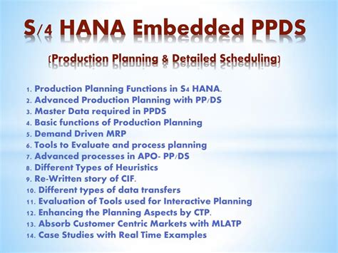 Ppt Sap S4 Hana Ppds Online Training Powerpoint Presentation Free Download Id 7825992