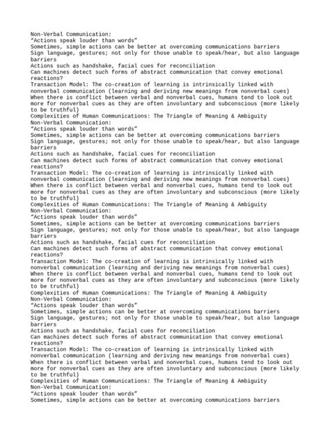 Coding101 3 Pdf Nonverbal Communication Communication
