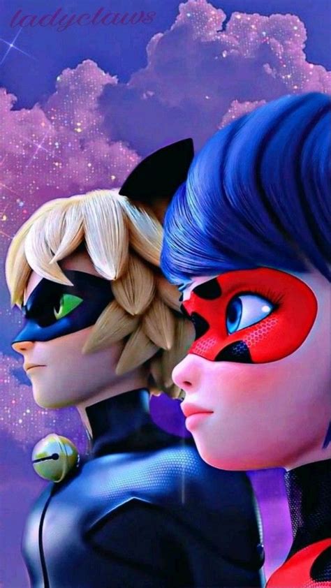 Ladybug Cat Noir Miraculous Ladybug Sfondi Vintage Coppie Carine
