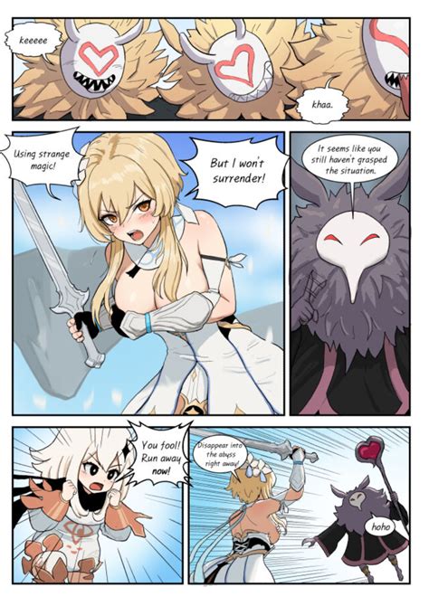 Rule 34 Abyss Mage Abyss Mage Genshin Impact Covering Breasts