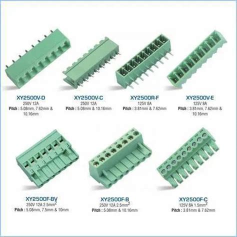 Xinya Plugable Terminal Block 8a To 10a Green At ₹ 10 Piece In Mumbai