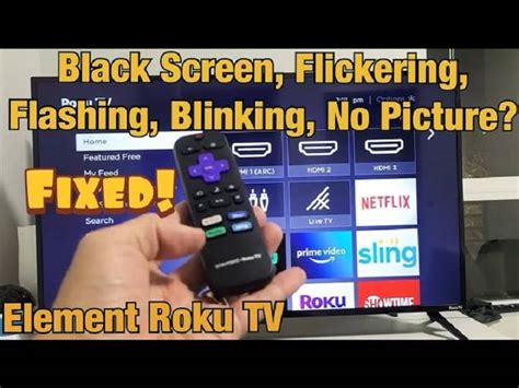 troubleshooting element roku tv black screen solutions and tips