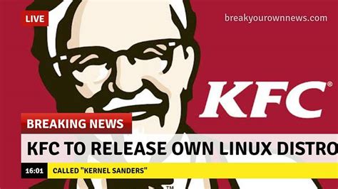 A New Linux Distro By Kfc Rlinuxmemes
