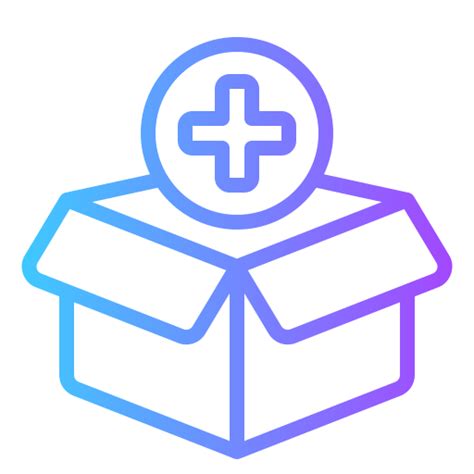 Add Product Generic Gradient Outline Icon