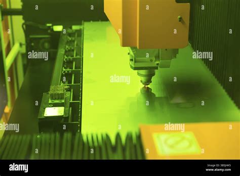 High Precision Cnc Laser Cutting Elements Out Of A Metal Sheet