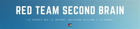 Reyad El Said On Linkedin Red Team Second Brain Notion
