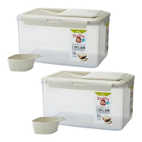 코멕스 밥맛이 좋아지는 신선 다용도쌀통 10kg X 2개 홈플러스 택배배송