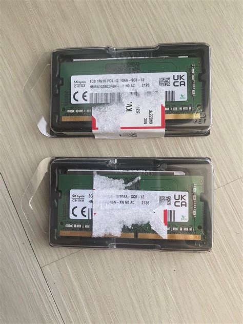 Sk Hynix 8gb 3200 Ram For Laptop 8gb X2 Computers And Tech Parts