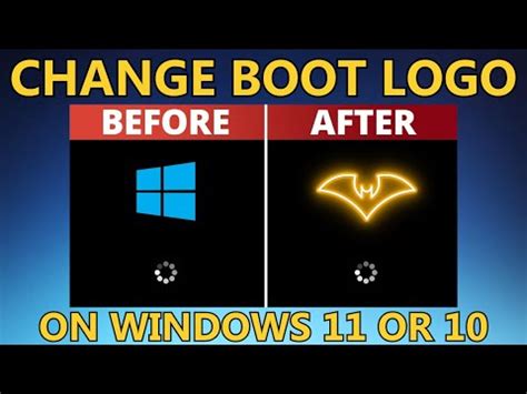 How To Change Windows Boot Logo Replace Boot Screen Logo In Windows Custom Windows Boot