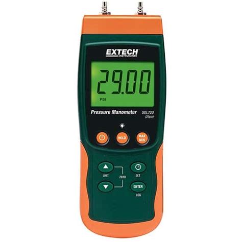 Extech Sdl720 Differential Pressure Manometer Data Logger 29 Psi From Cole Parmer