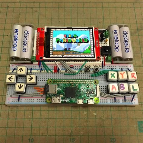 Solderless Breadboard Retropie Gaming System Uses A Raspberry Pi Zero Raspberrypi Piday