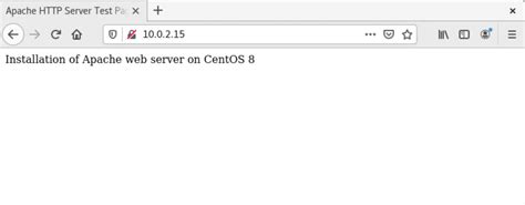 How To Install Apache Web Server On Centos 8 Linuxways