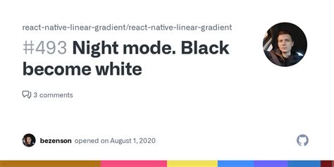 Night Mode Black Become White · Issue 493 · React Native Linear