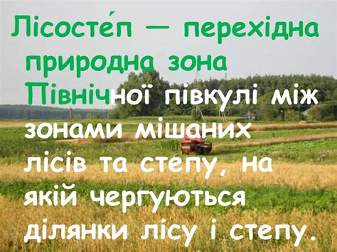 Характеристика зони лісостепу на Україні презентация онлайн