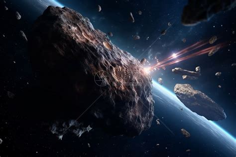 太空中的小行星图片素材 正版创意图片600310065 摄图网