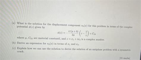 Solved Exercise Given An Isotropic Linear Elastic Chegg Com