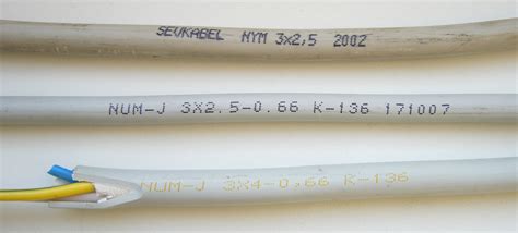 Nym Kabel Unterschiede Mantelleitung Nym J Nym O Bkzpko