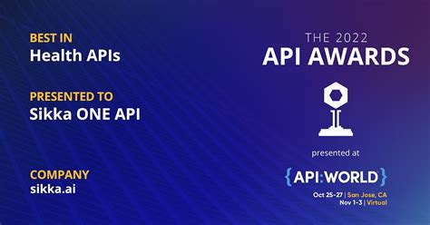 Sikka Ai S ONE API Wins Best In Health APIs Award