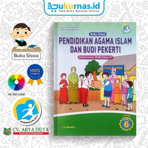 Jual Buku Siswa Pendidikan Agama Islam Dan Budi Pekerti Kelas 6 Arya