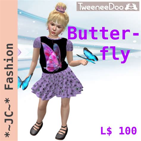 Second Life Marketplace Demo Tweeneedoo Butterfly