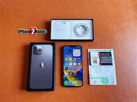 ขาย Iphone 13 Pro Max รุ่น Top สุด สีดำ 512gb เครื่องศูนย์ไทย อุปกรณ์