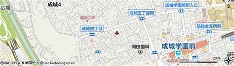 東京都世田谷区成城5丁目9 14の地図 住所一覧検索｜地図マピオン