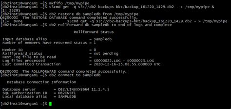 Using S3cmd With Db2 Backup Triton Consulting James Cockayne