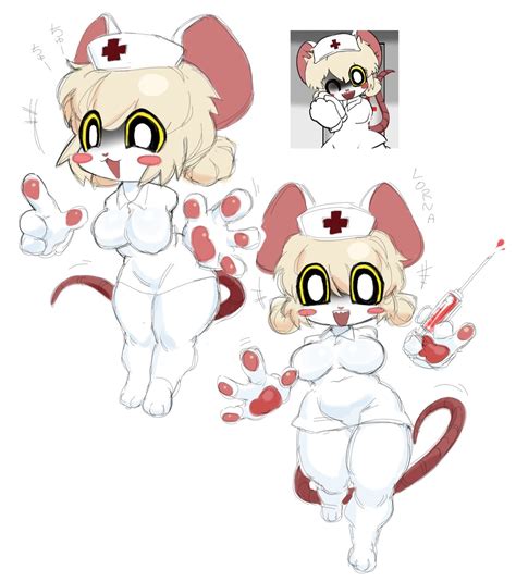 Rule 34 Anthro Black Eyes Blonde Hair Blush Breasts Churroo711 Claws