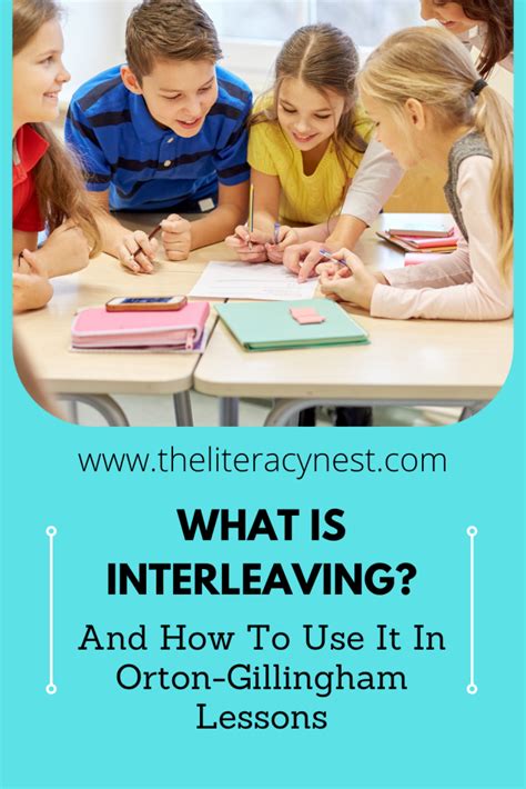 Interleaving Strategy In Orton Gillingham Lessons The Literacy Nest