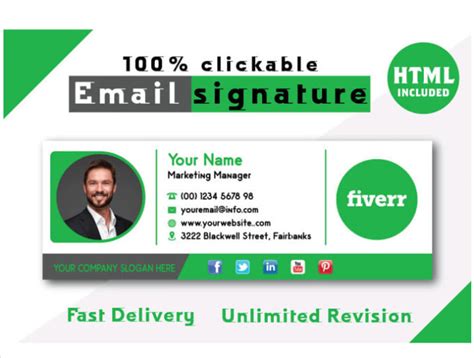 Create A World Class Clickable Email Signature By Satpal Fiverr