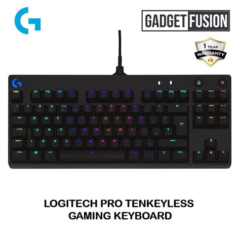 Logitech Pro Tenkeyless Gaming Keyboard Gx Blue Clicky 2yw Shopee Malaysia