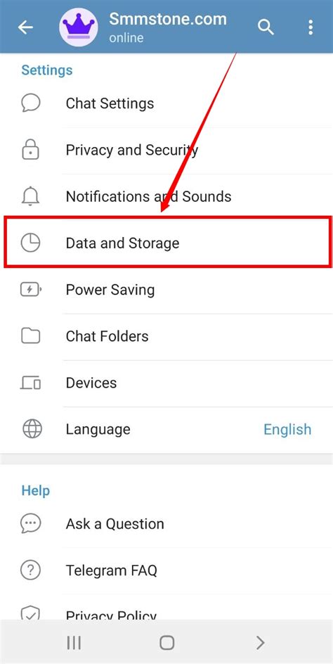 Change Telegram Storage Location To SD Memory Card