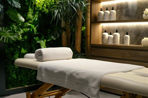 Premium Photo An Interior View Of New Empty Spa Relaxation Massage