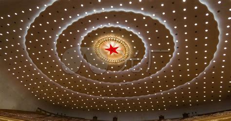 人民大会堂五角星穹顶4096x2160高清视频素材下载编号9233218舞台背景光厂vj师网